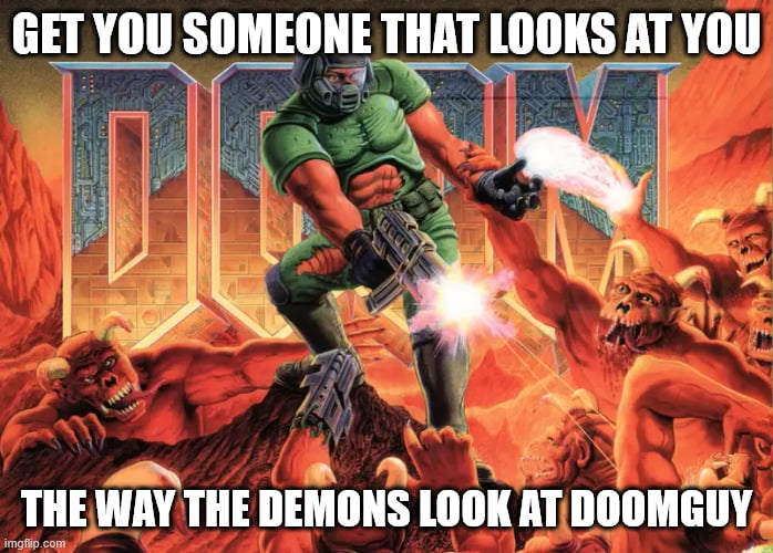 OG Doom box art was steamy ... - 9GAG