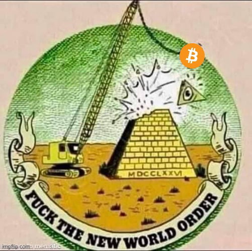 "Fek your dollar ponzi!" - satoshi - 9GAG