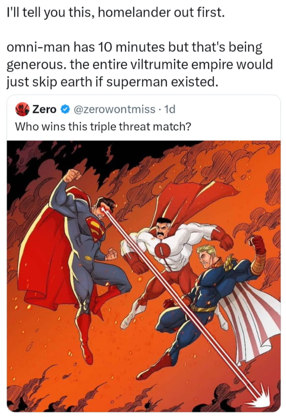 Homelander and Omni-Man join forces to take down Superman, but a ...