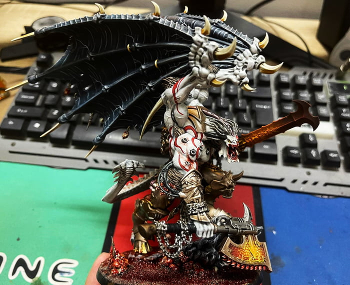 Angron, Deamon Primach of Khorne completed, this one i got inspired by ...