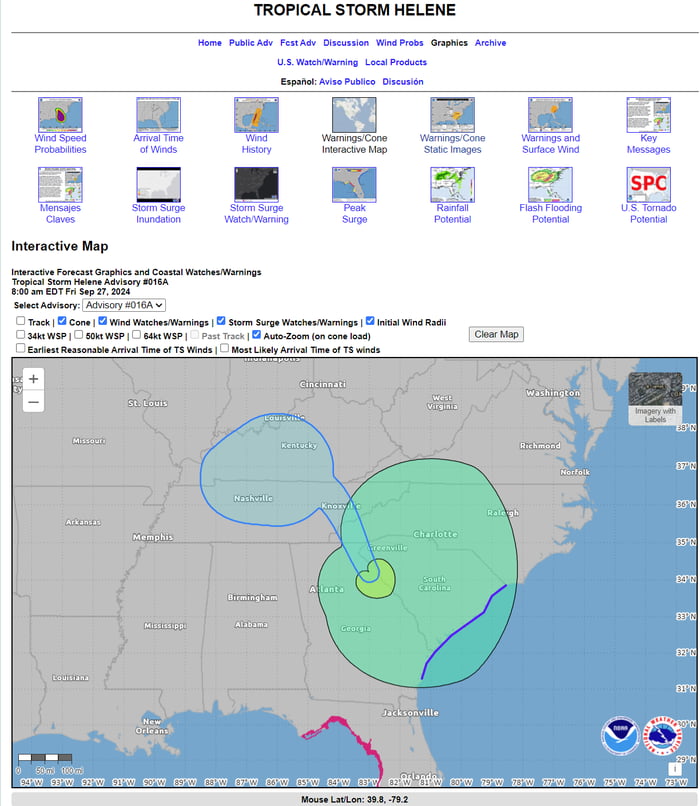 Tropical Storm Helene is feeling frisky today - 9GAG