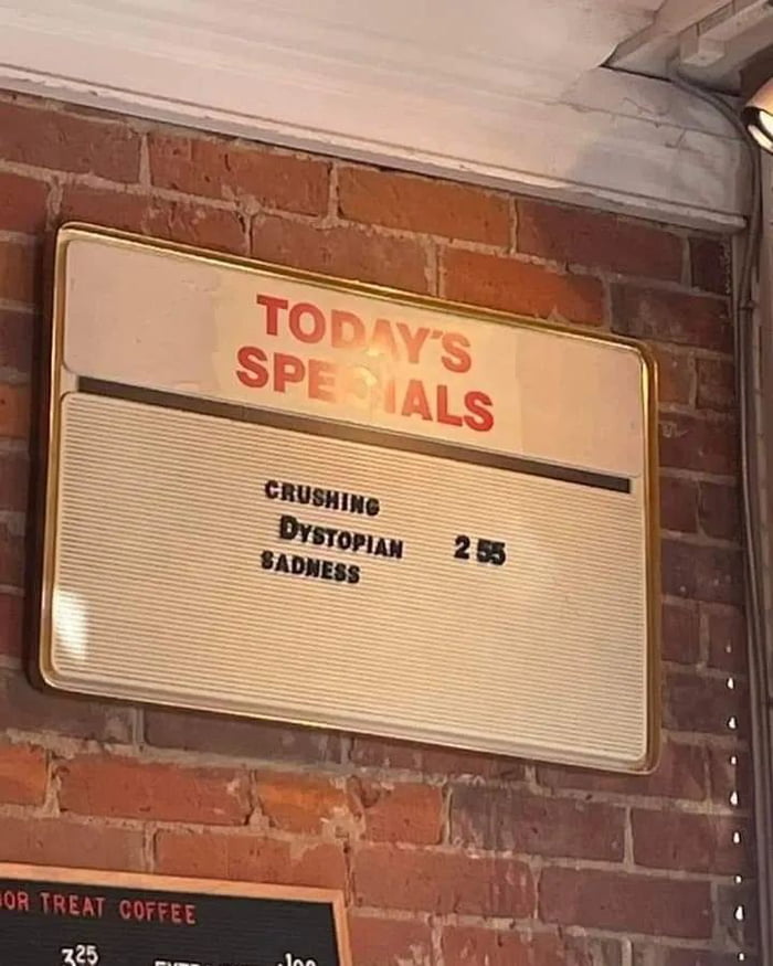 Today's menu looks a bit harsh - 9GAG