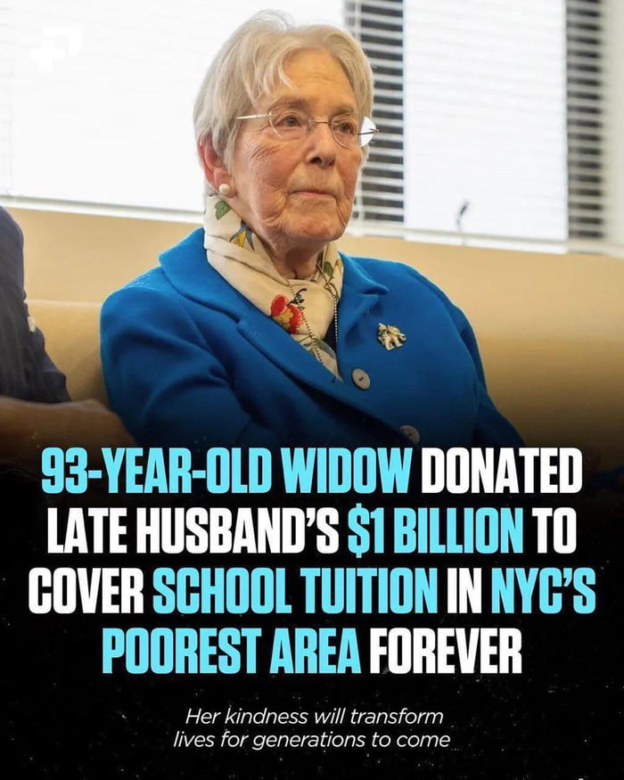 An extraordinary act of generosity that will transform lives. - 9GAG