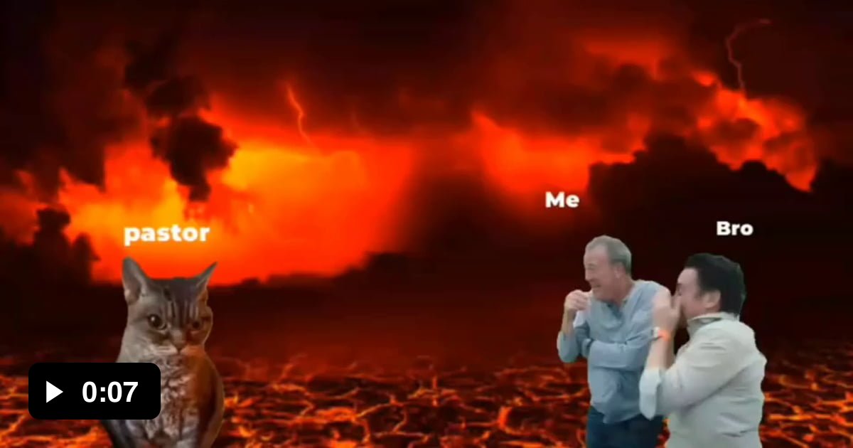 Me and bro when the pastor gets sent to hell - 9GAG