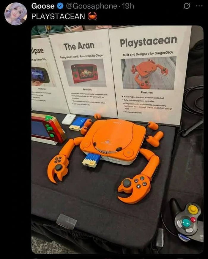 Witness the Playstacean, a truly unique console creation - 9GAG