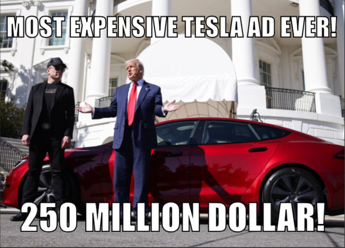 Most expensive Tesla AD! - 9GAG