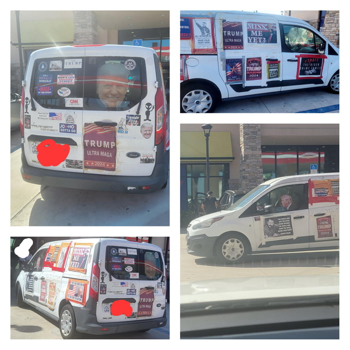 Saw this van at the gas station today. Wow... - 9GAG