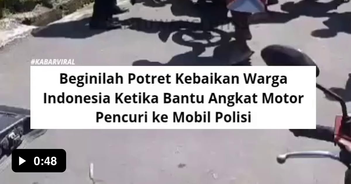 Indonesia terkenal akan gotong royong dan warganya yang ramah. - 9GAG