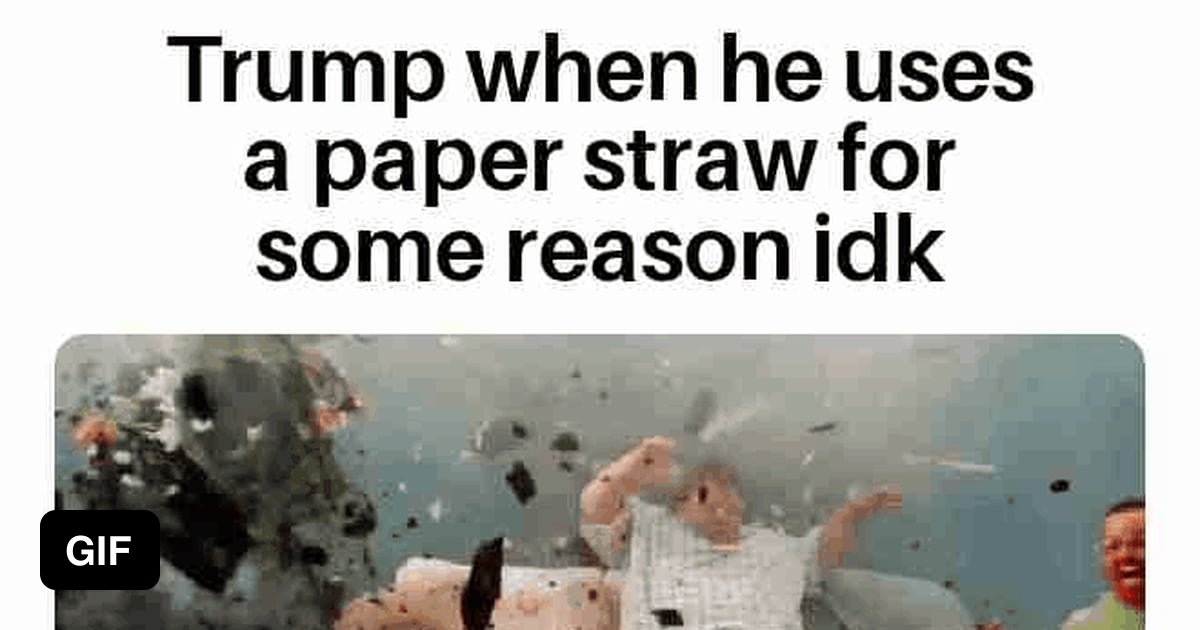 Paper straws explode??? - 9GAG