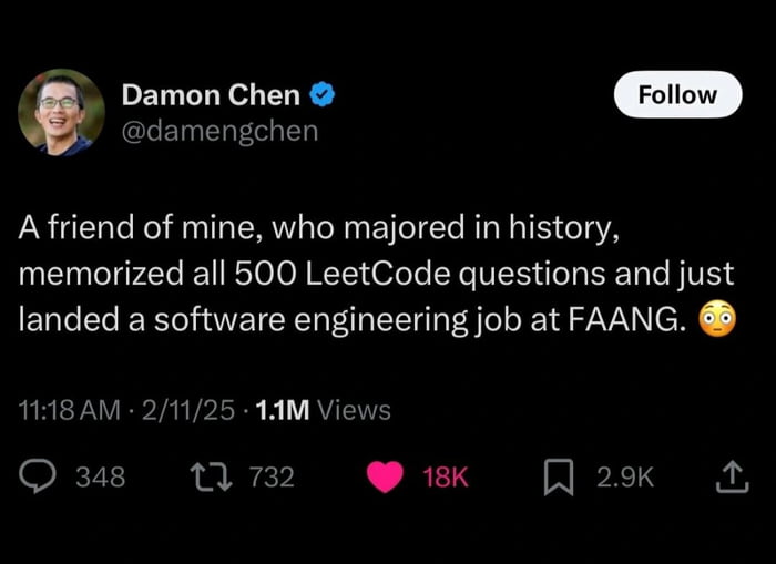 Getting a Software Engineering job in 2025 - 9GAG