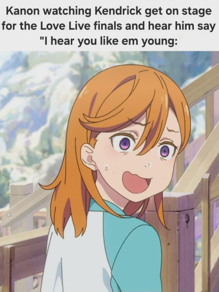 She fears knowing she has rough competition - 9GAG