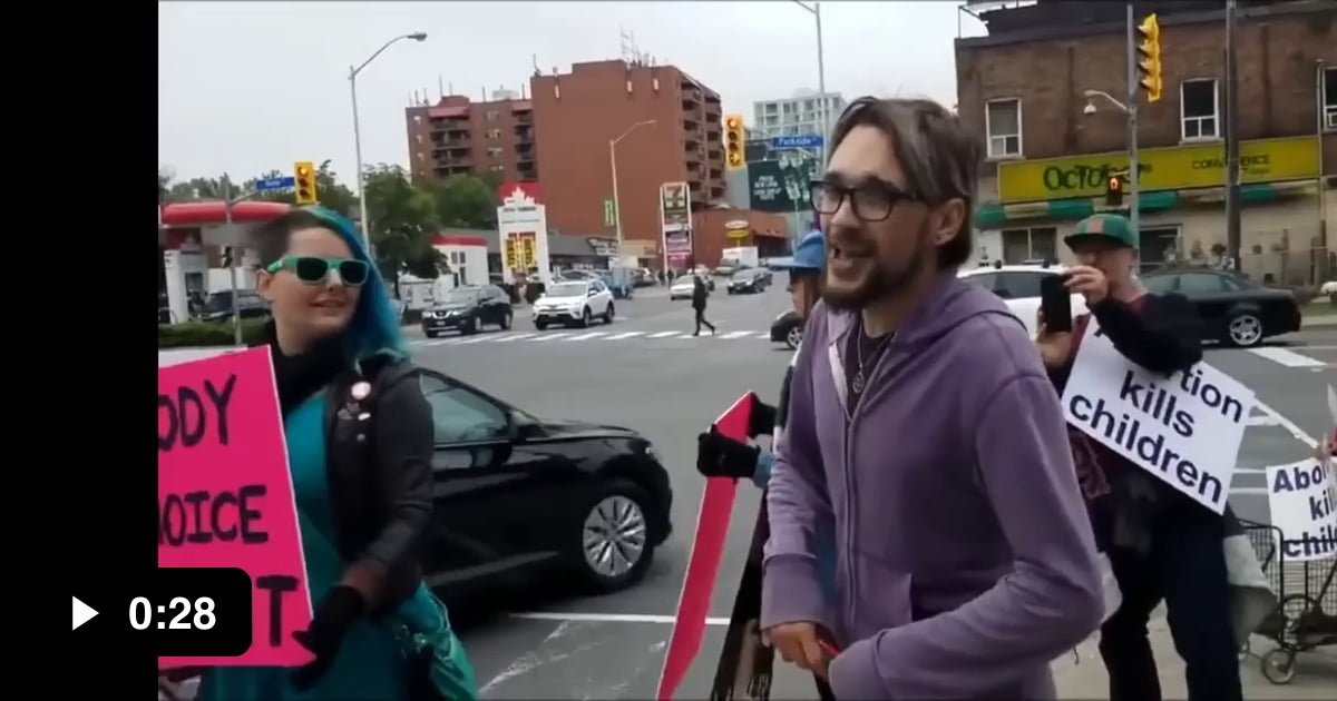 Discussion about abortion ends up in the guy executing a fully charged roundhouse kick in the ...