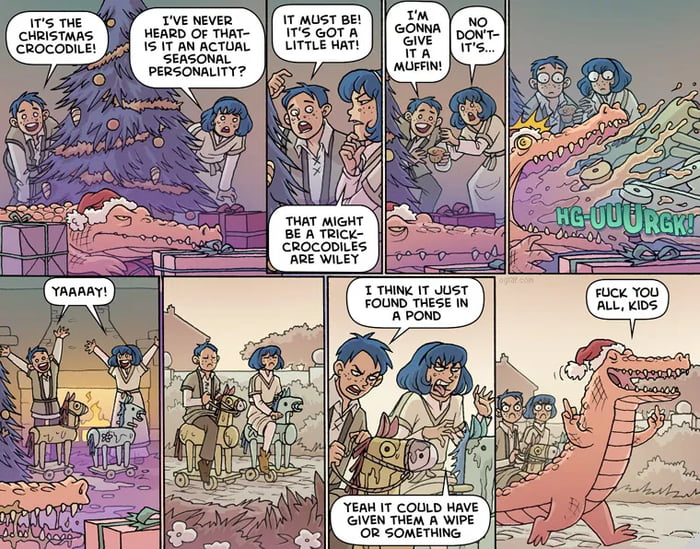 Yule Log - Oglaf - 9GAG