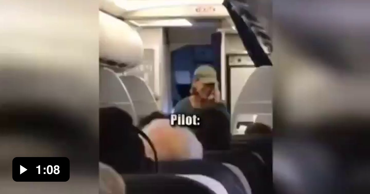 Female pilot has a public meltdown, tells passengers feeling unsafe to "get off the plane." - 9GAG