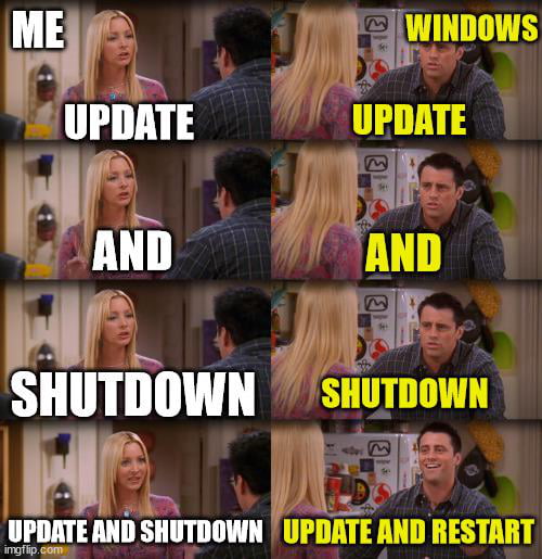 Another day another windows update - 9GAG