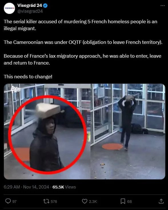 What a hero! Getting rid of 5 poor useless bums. He is welcome in America! - 9GAG