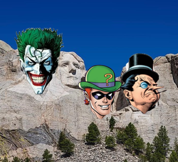 Joker, Riddler & Penguin Stone Titans (Rushmode) - 9GAG