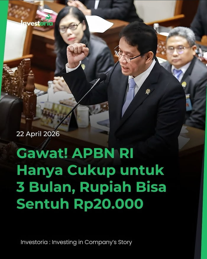 Makanya jangan asbun pak. Gaya gayaan mau nurunin rupiah, ngatur ...