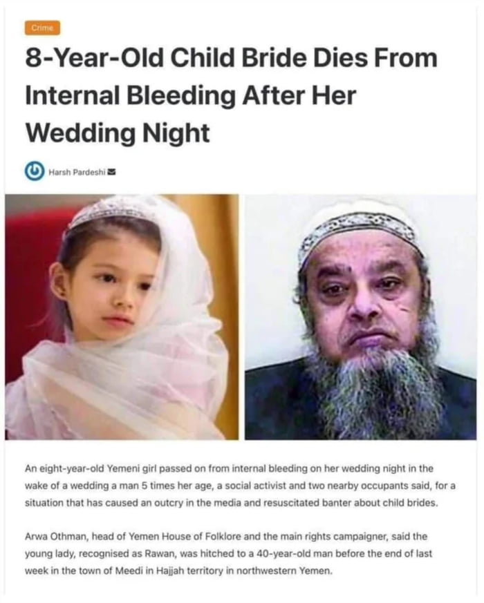 8 year old bride - 9GAG