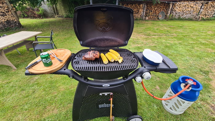 It aint much, but its bbq in Denmark. - 9GAG
