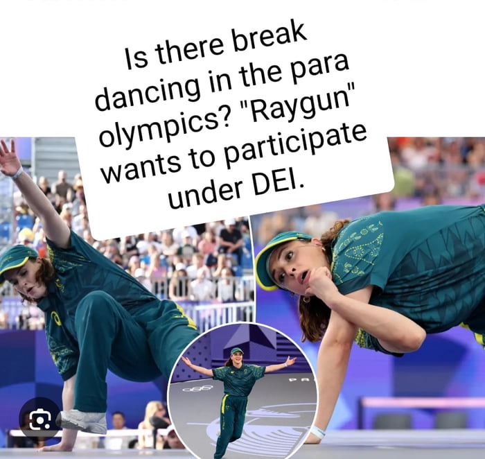 Next stop Para-olympics break dance! She may actually have a chance to win a medal - 9GAG