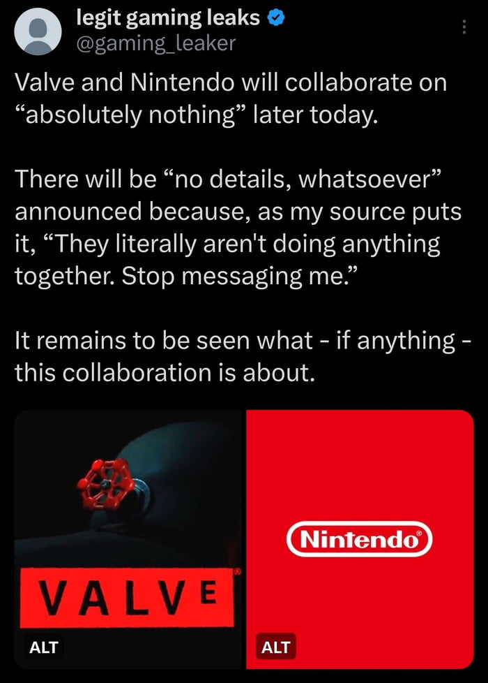 Valve and Nintendo collaboration - 9GAG