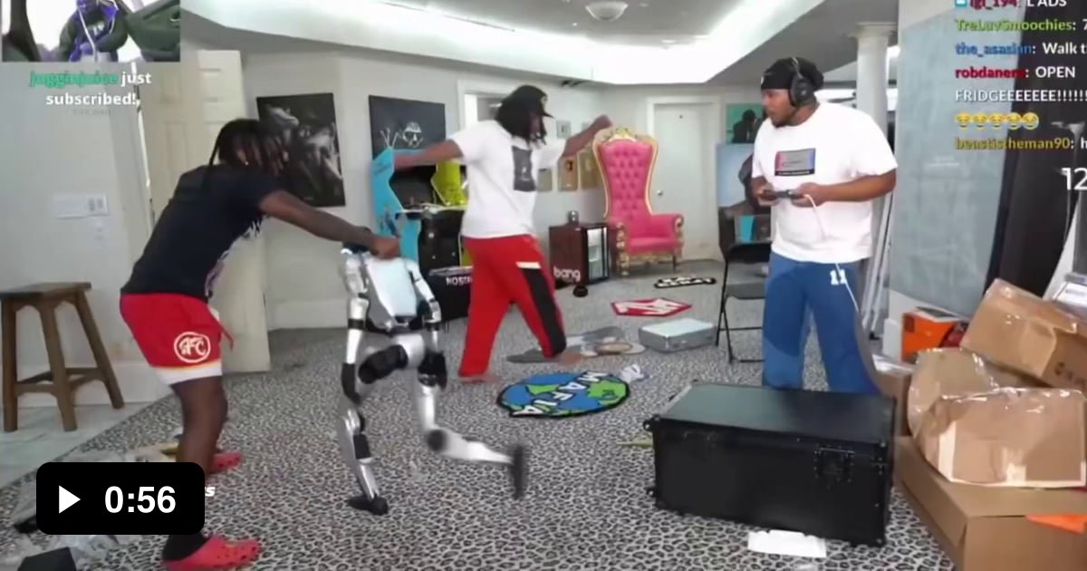 This $70k AI humanoid robot tried running away from them. If robots ever rise up against humans ...