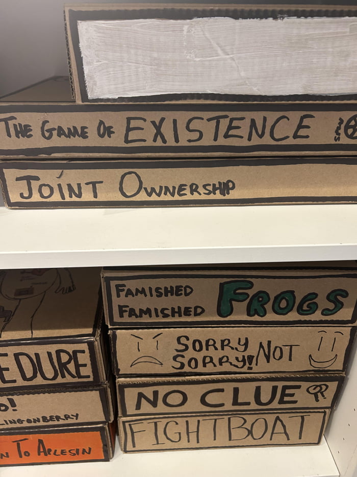 The Tampa IKEA has fake board games on the shelves made by the ...