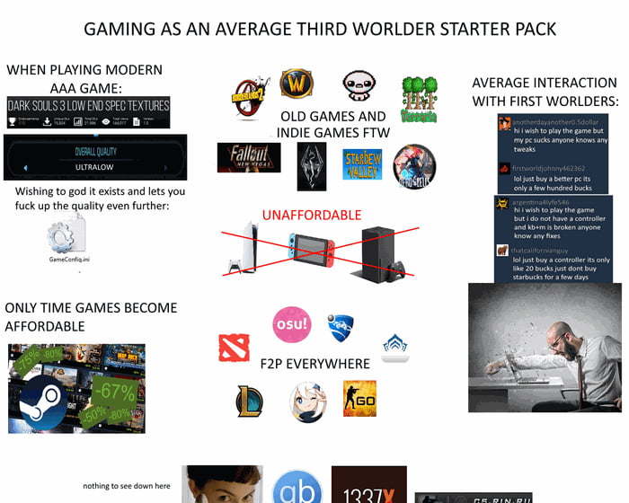 Third world gaming starter pack - 9GAG
